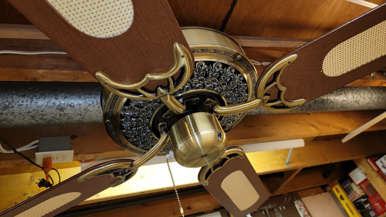 Alaska 5000 Series 52" Ceiling Fan - YouTube