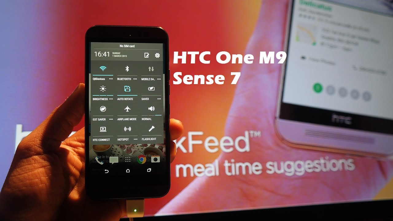 HTC One M9: Sense 7 Theme Hands-on - YouTube
