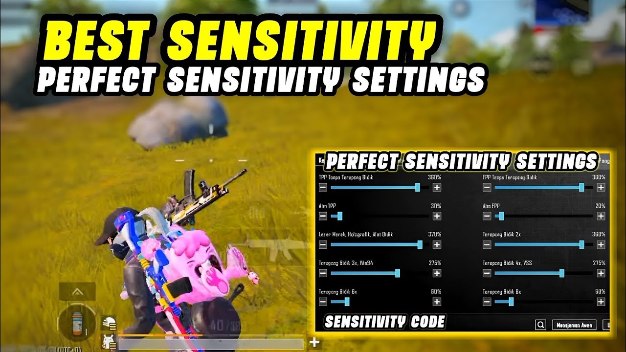 Best Sensitivity settings for Pubg Mobile 🔥 | Perfect Sensitivity ...