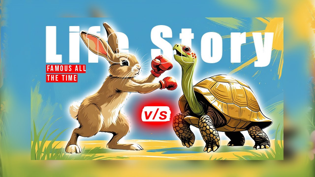 RACE OF THE CENTURY! || Rabbit vs Tortoise || Who Will Cross the Finish ...
