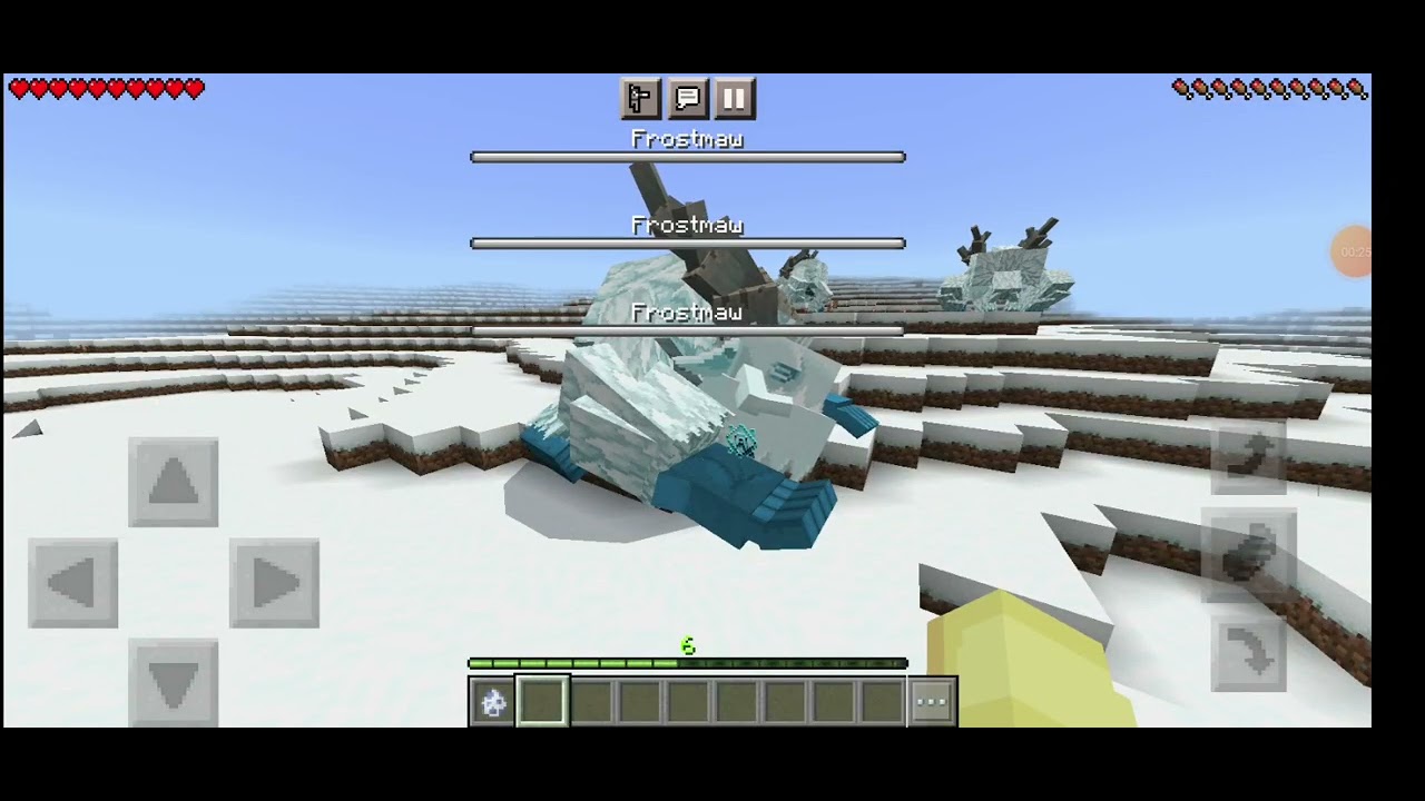 El frostmaw mob de mowsie's mobs mod de minecraft Adrián Gamer - YouTube
