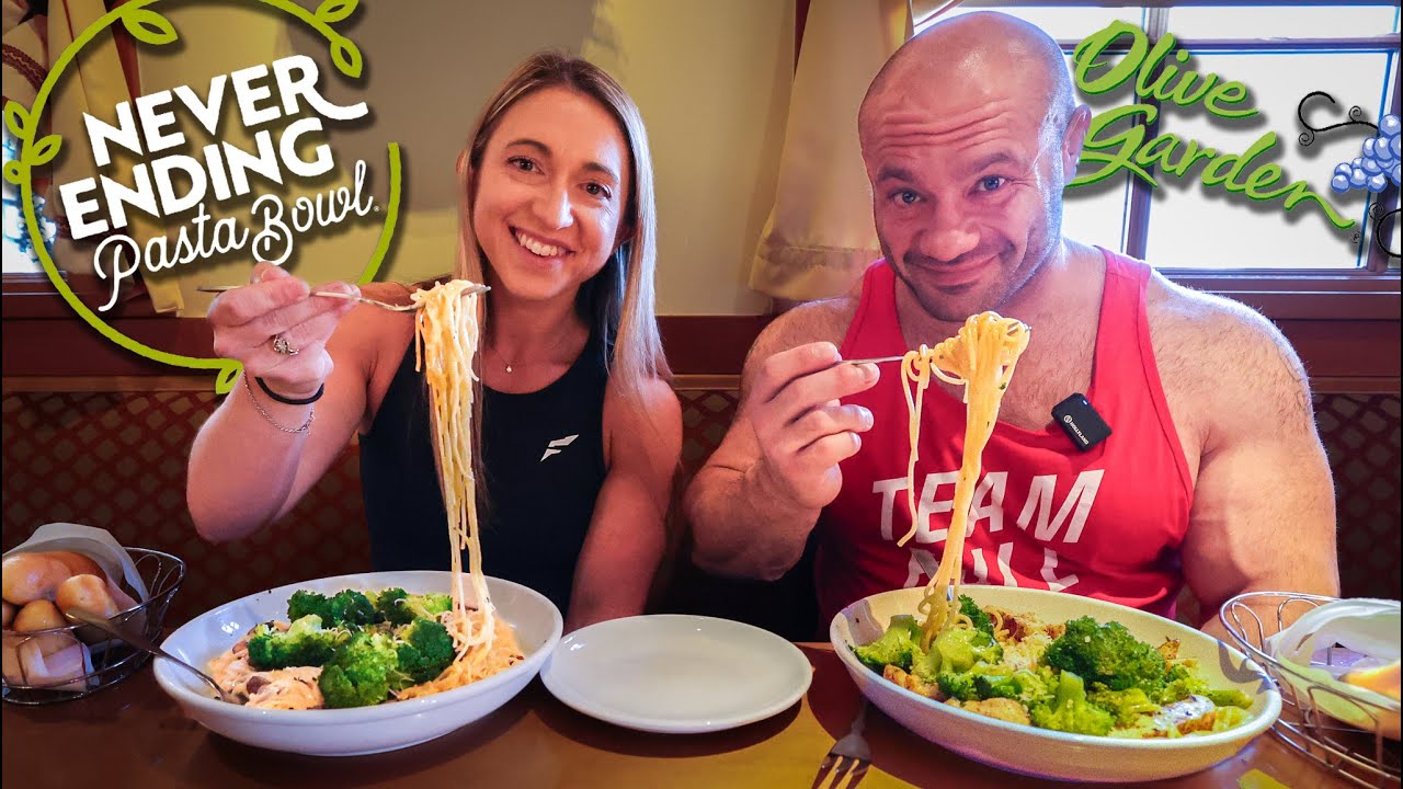 “Most People Can’t Finish One!” Never Ending Pasta Challenge at Olive ...