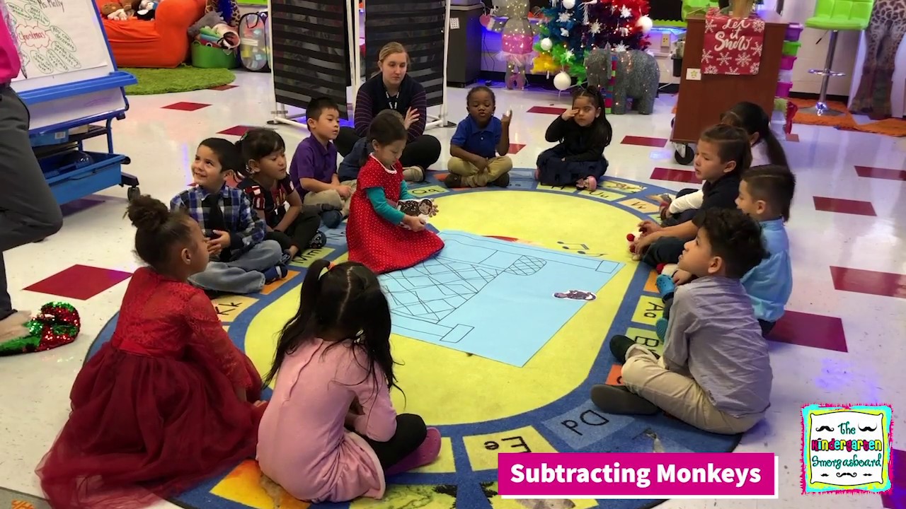 Five Little Monkeys Subtraction - YouTube