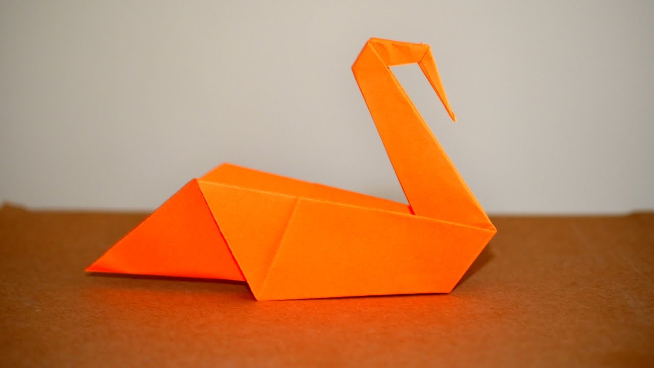 How To Make A Paper Swan Origami Swan Easy Craft YouTube how-to-make-a-paper-swan-origami-swan-easy-craft-youtube