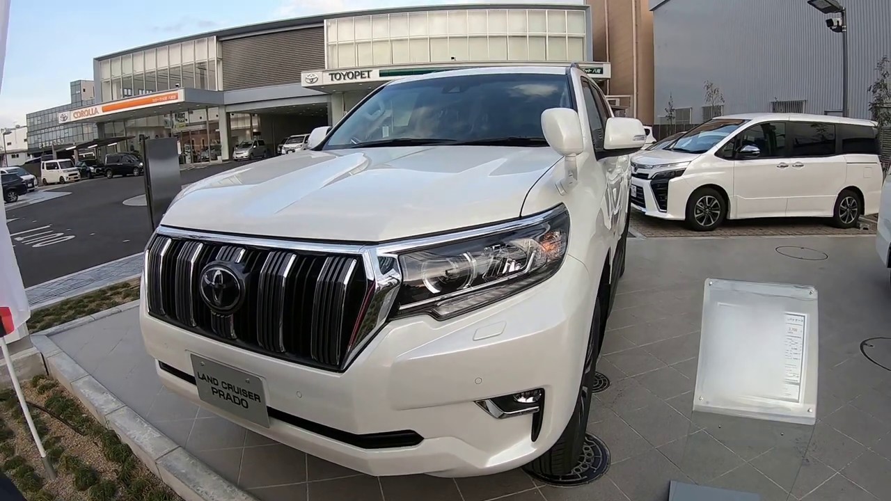 TOYOTA LAND CRUISER PRADO TX WHITE PEARL CRYSTAL SHINE - YouTube