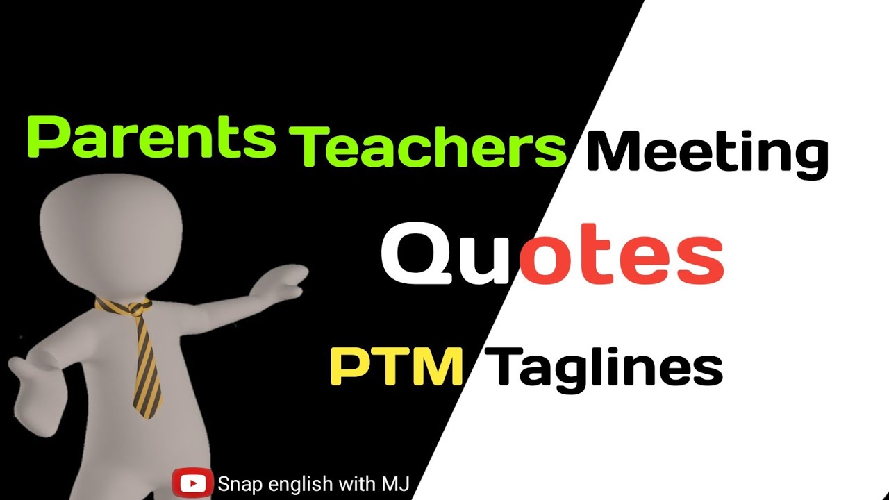 Parents Teachers Meeting Quotes ।। - YouTube