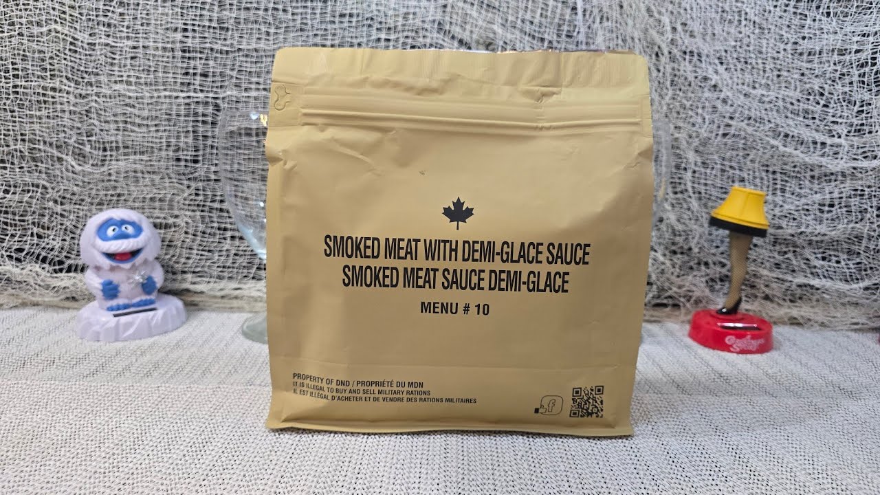 2022 Canadian IMP Menu 10 Smoked Meat With Demi-Glace Sauce MRE Review ...