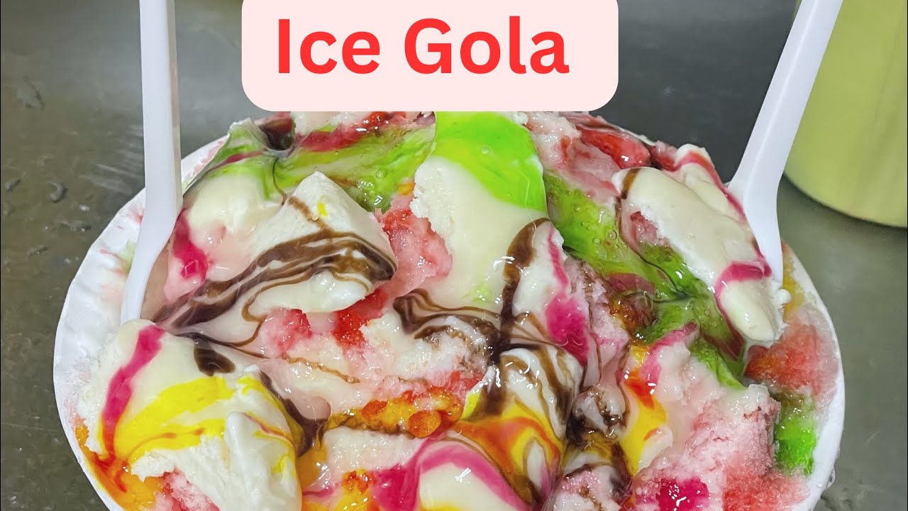 Ice Gola Making | ice Gola | Gola Ganda | Baraf ka gola ...