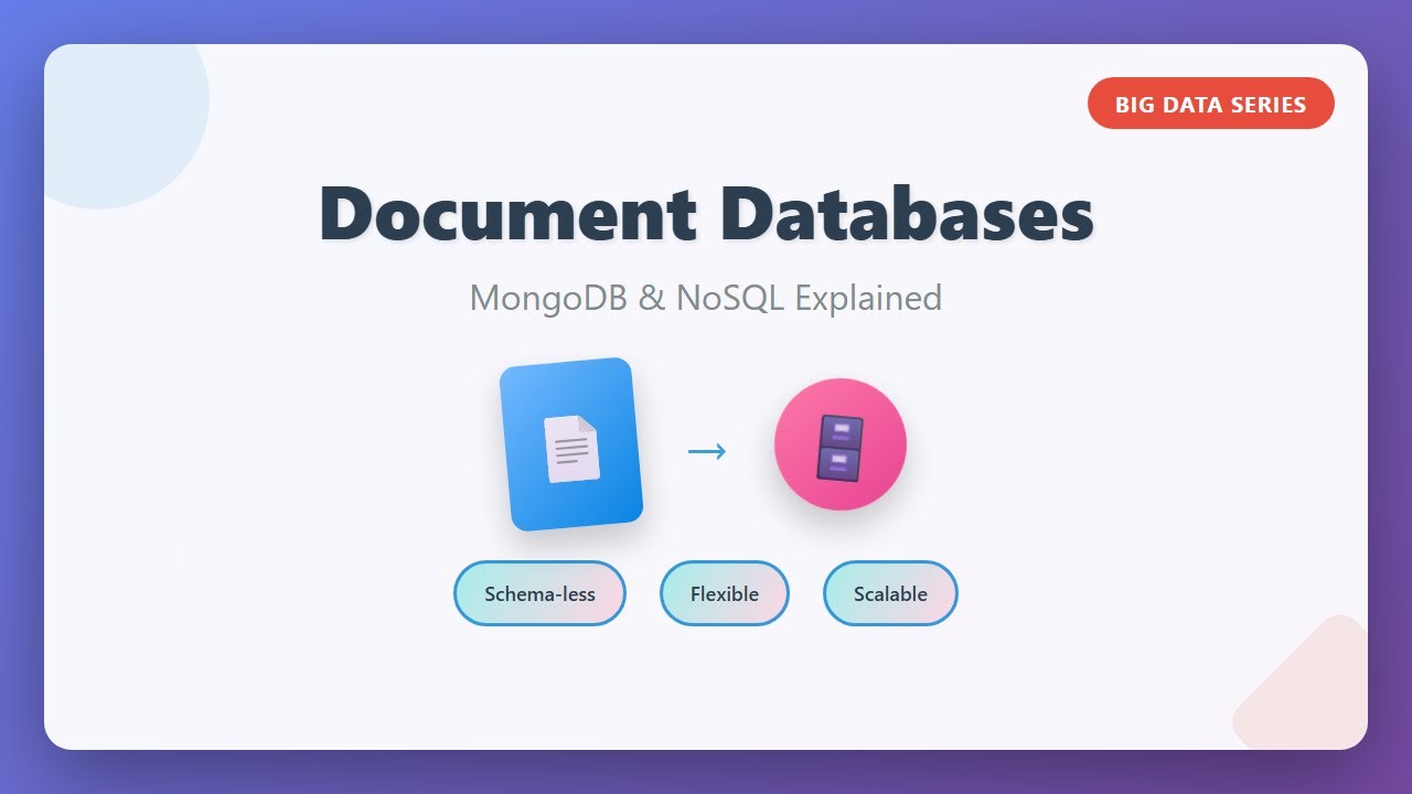 Document Databases Explained: NoSQL for Beginners - YouTube