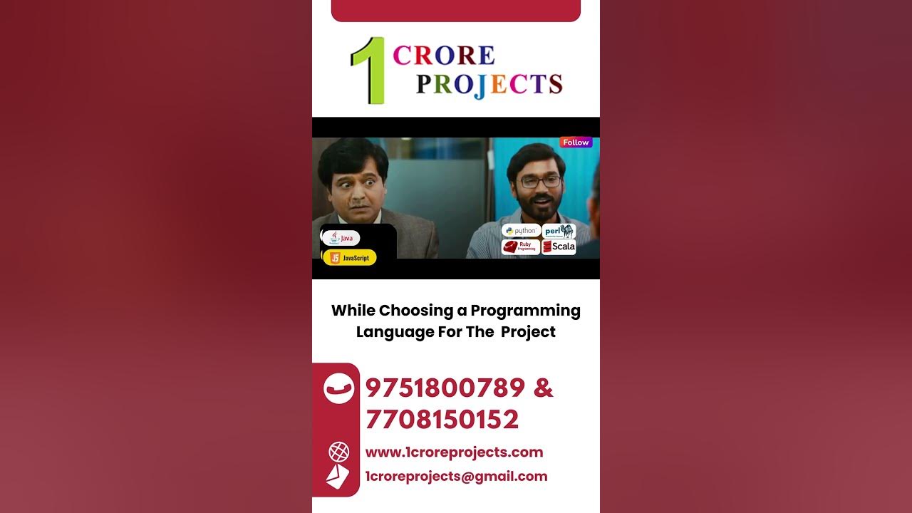 Choosing the Right Programming Language for Your Project! - YouTube