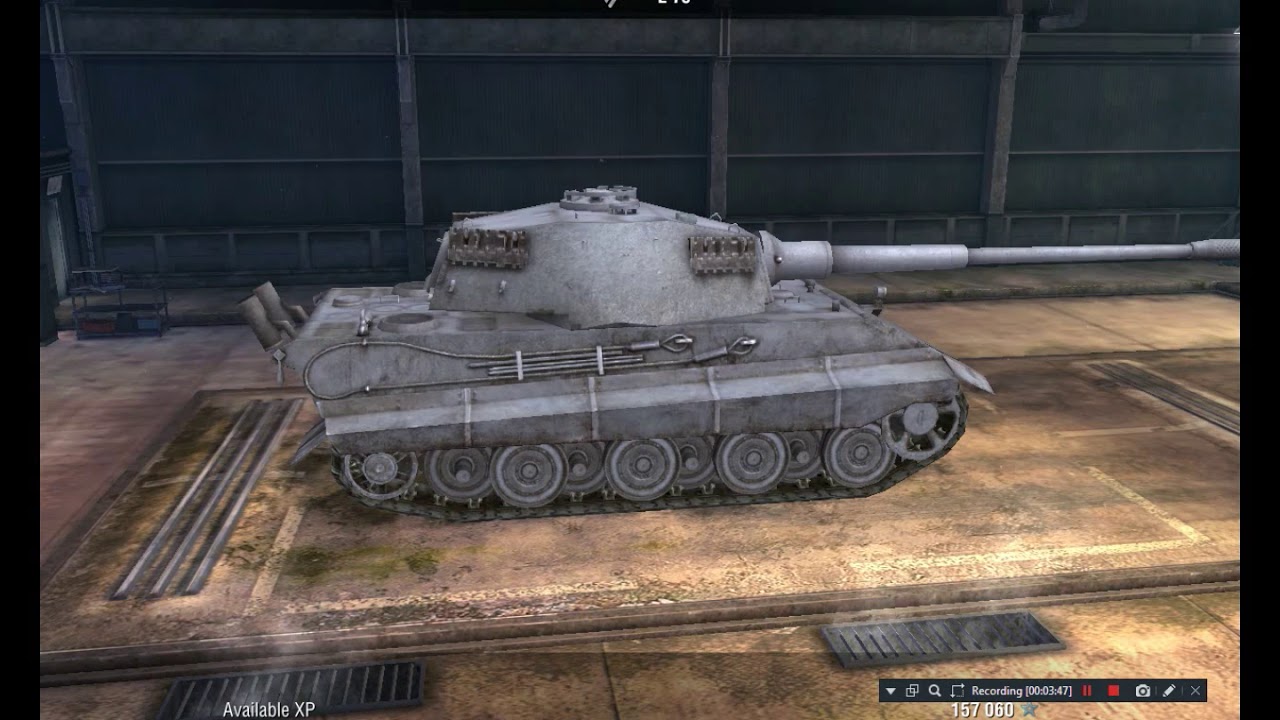 World of Tanks Blitz my first video. King Tiger and E75 (stock) - YouTube