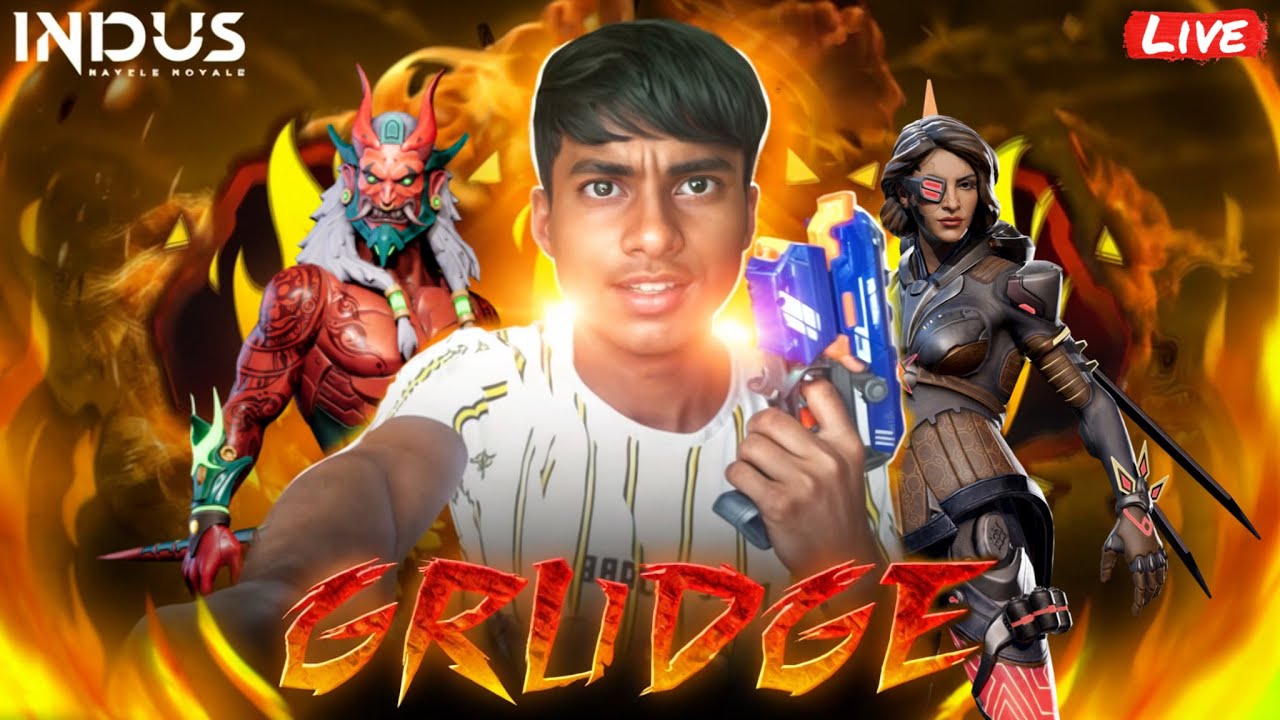 🔥Indus Battle Royale Live RANK PUSH Grudge Revenge | Full Rush Gameplay ...