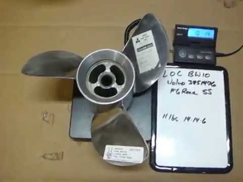 Volvo Penta DuoProp Stainless Steel Propeller 3851476 F6 Rear RH ...