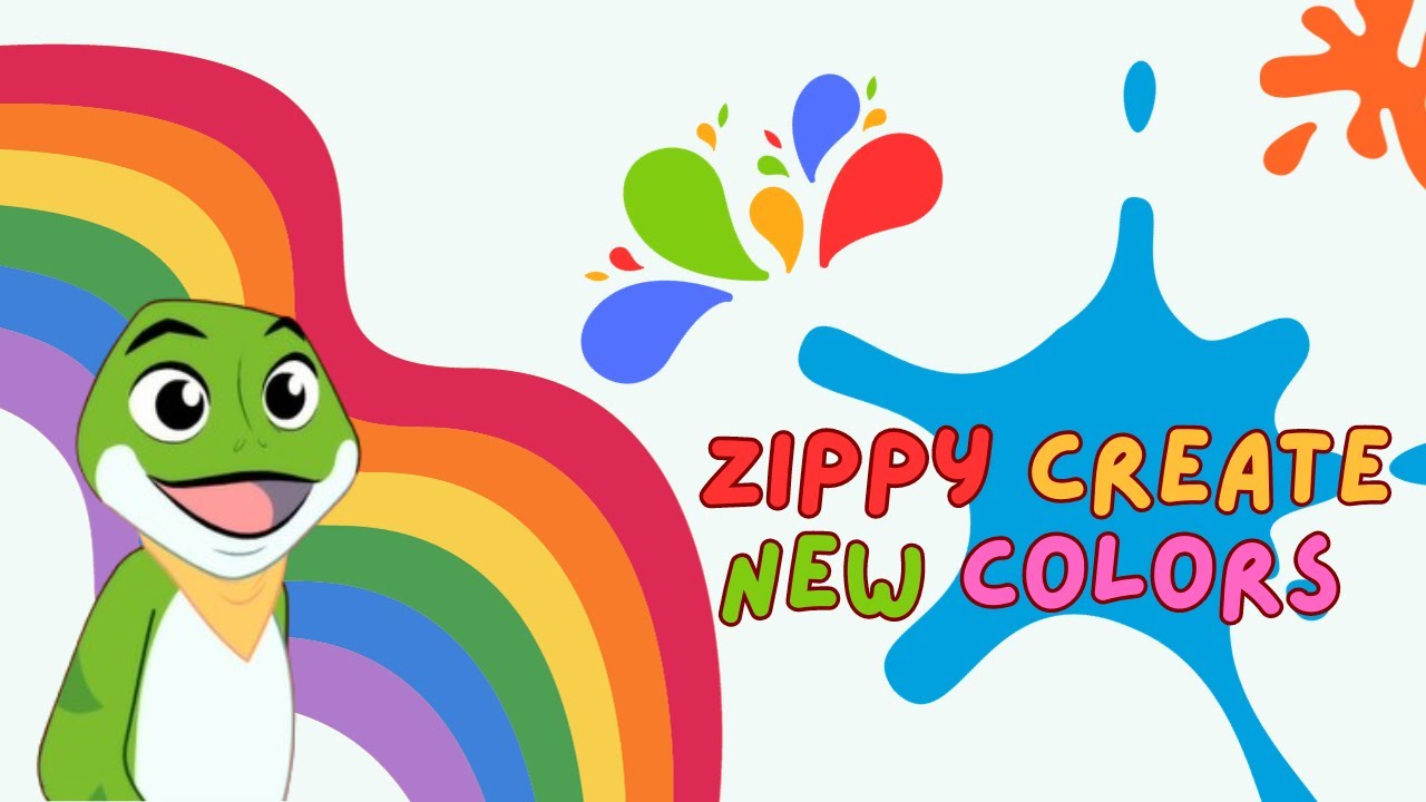 Zippy Create New Colours | Colours Name for Kids 🎨 - YouTube