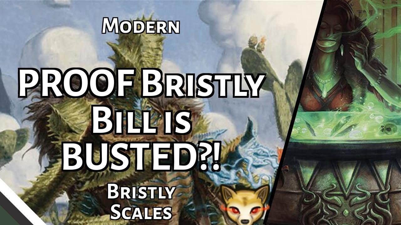 PROOF Bristly Bill is BUSTED?! | Bristly Scales | Modern | MTGO - YouTube