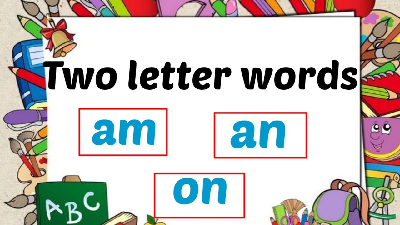 Two letter words | phonics for kids | preschool learning | phonics ...