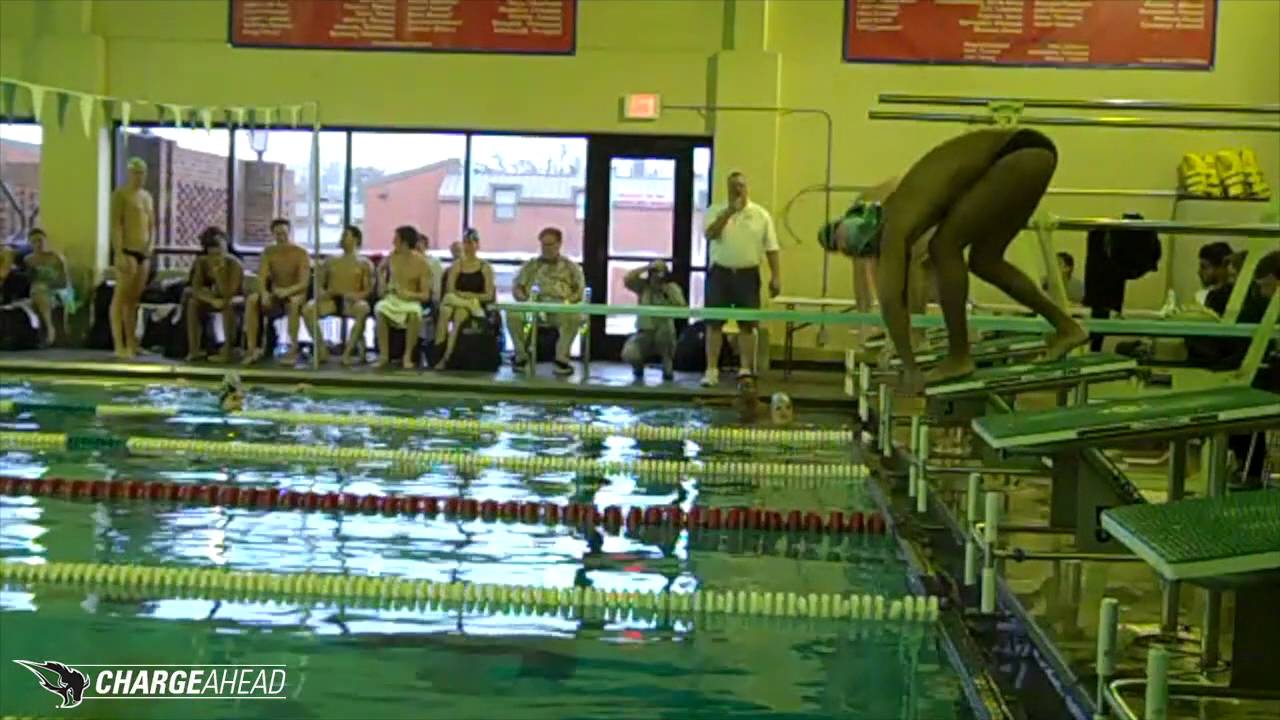 Swimming & Diving Highlights vs. St. Gregory's - YouTube