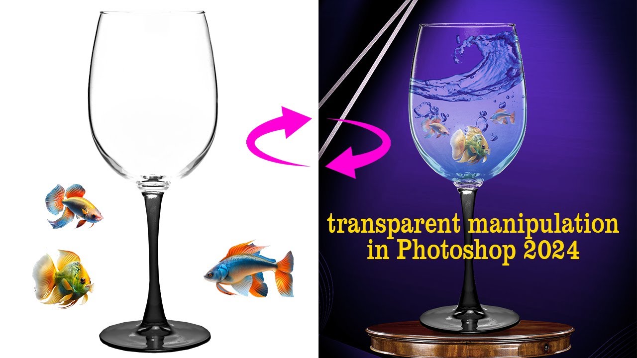 Highlighting transparent manipulation in Photoshop 2024 - YouTube