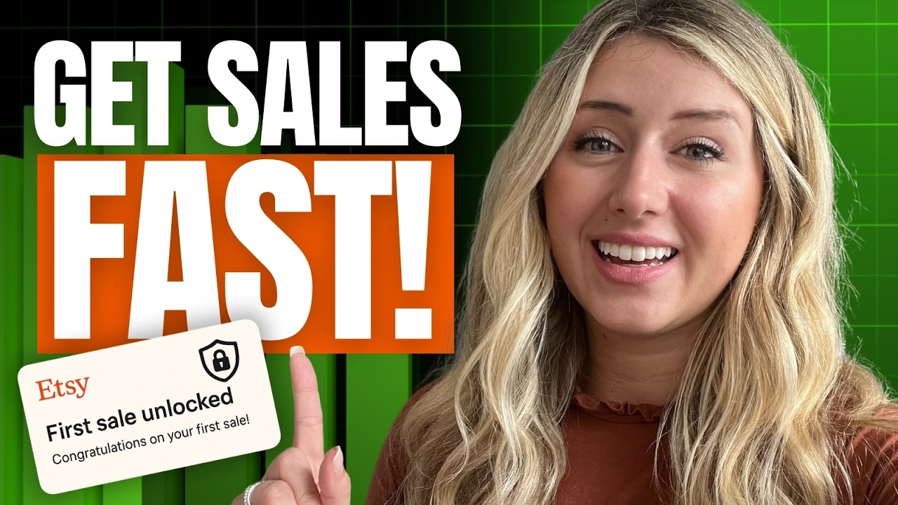 Get Your First Sales to 100 Etsy Sales FAST (easier than you think ...