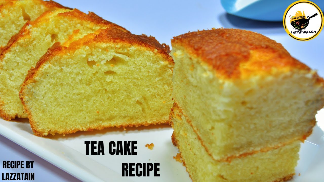 Easy Bakery Style Plain Cake Recipe By Lazzatain | Vanilla Cake at Home ...