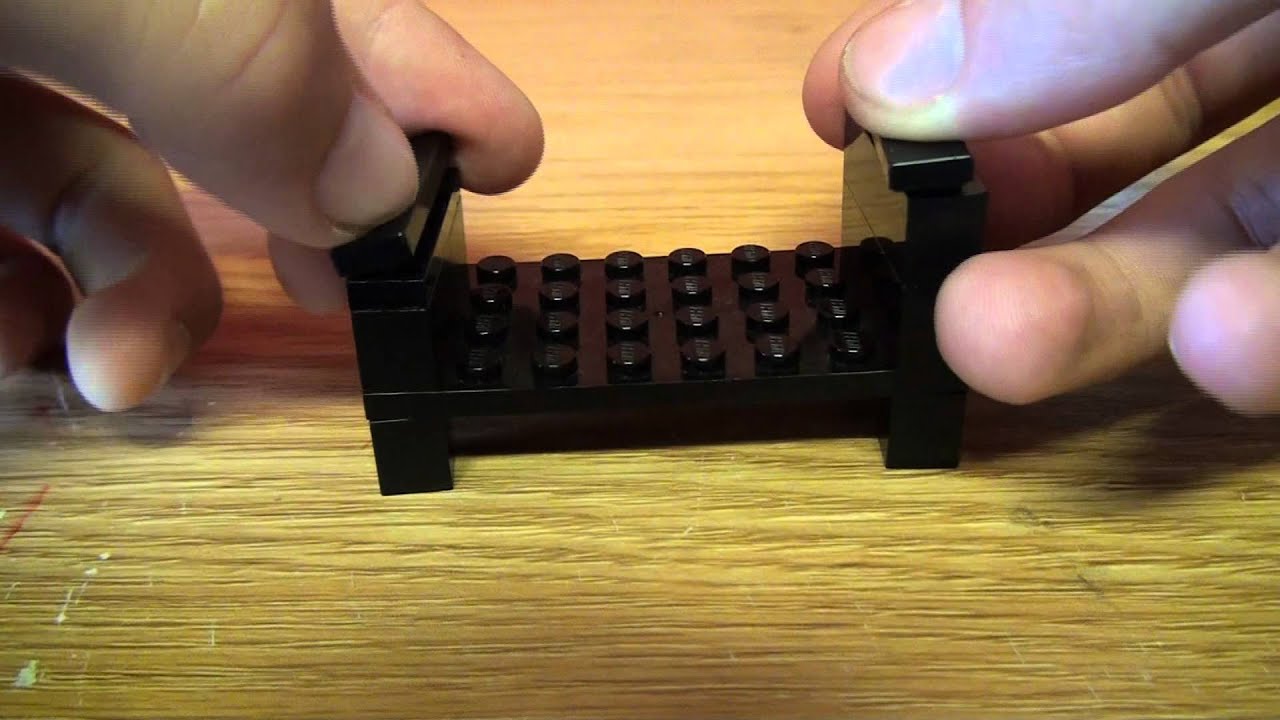 How To Make A Small Lego Bed - YouTube
