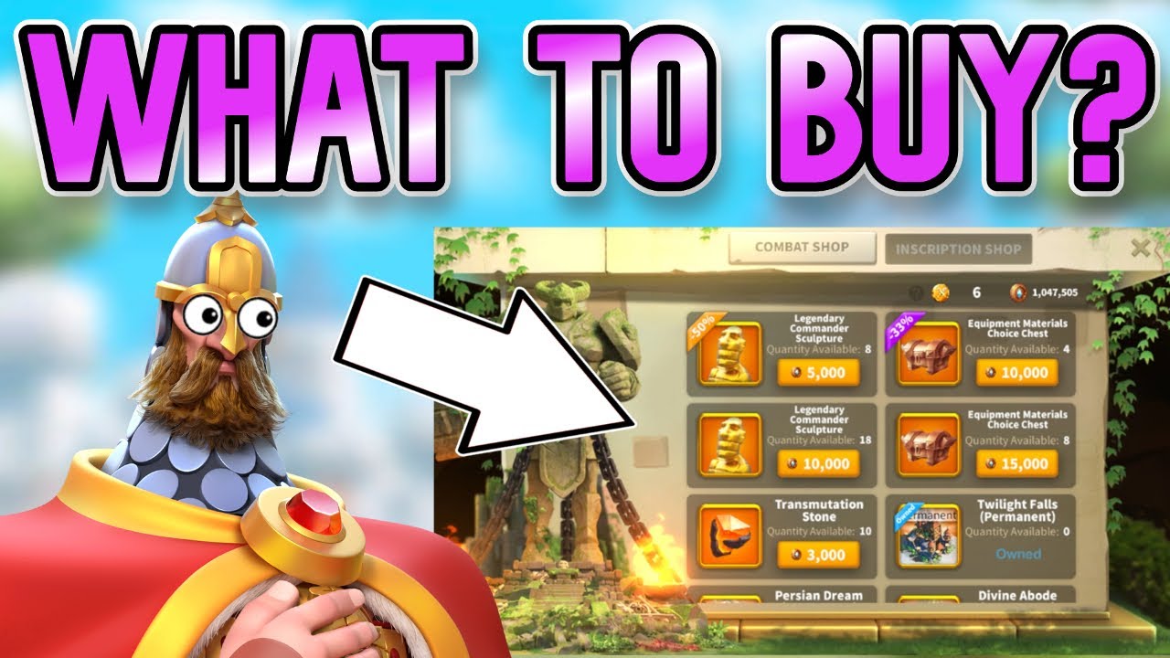 The BEST Items to Buy in the KVK Shop in 2024 | Rise of Kingdoms - YouTube