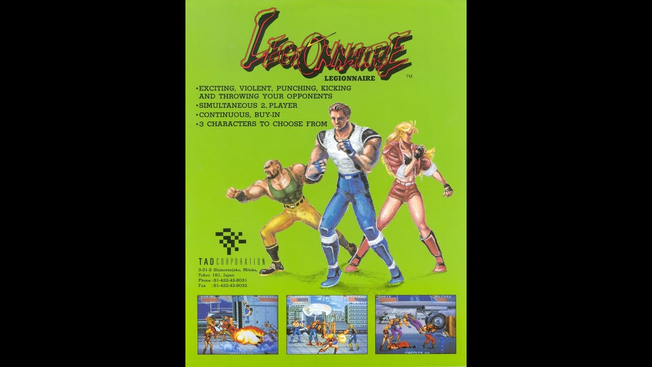 Legionnaire Arcade Gameplay 1992 - YouTube