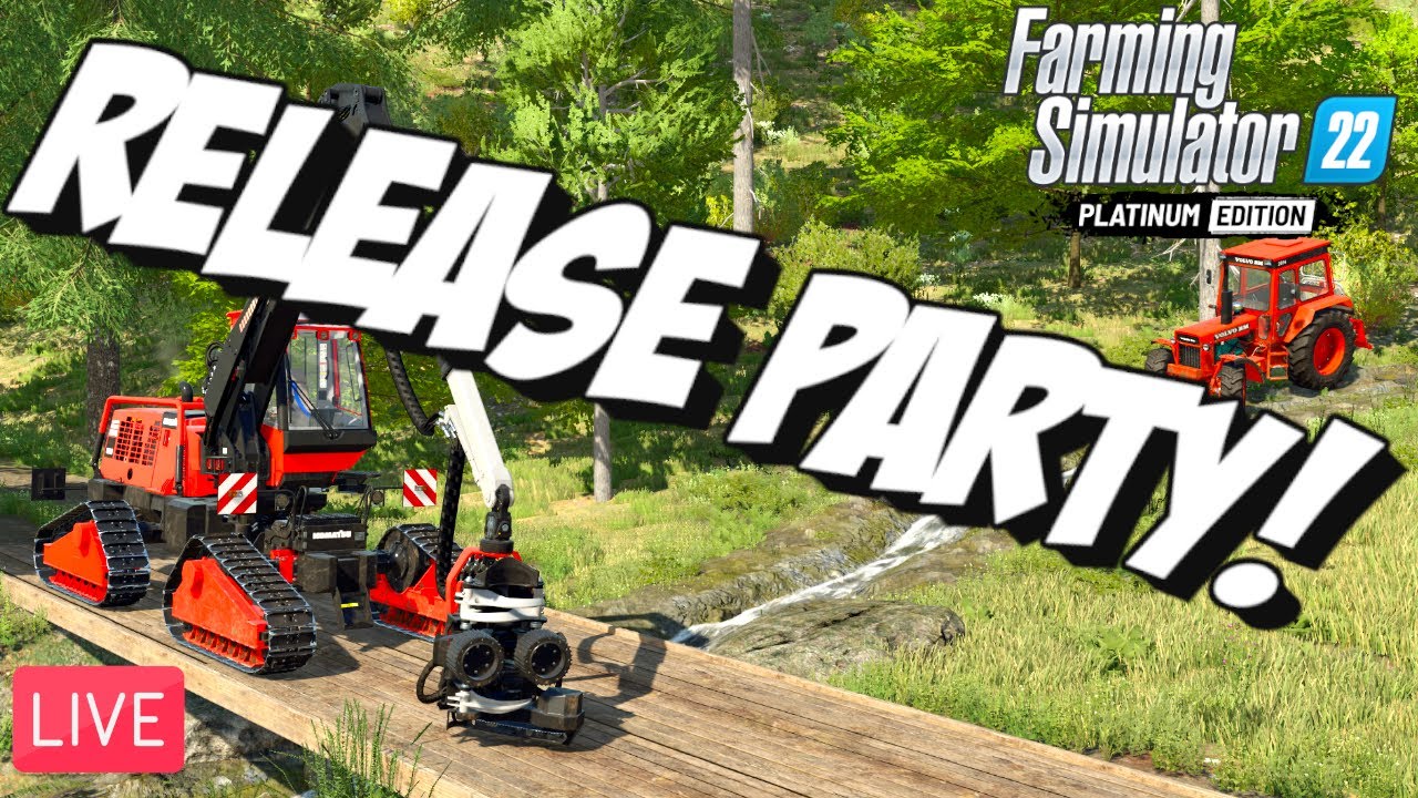🔴LIVE | Platinum Expansion DLC Release Party | Farming Simulator 22 ...