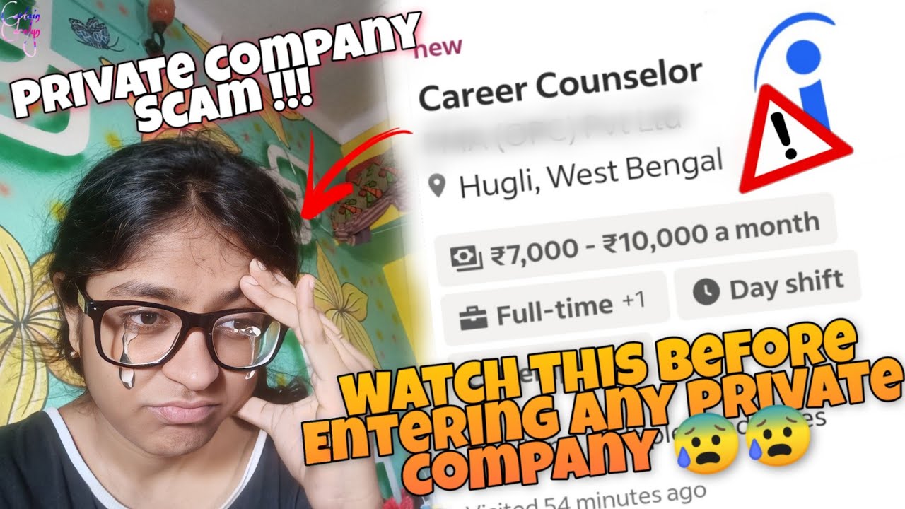 TRUTH OF PRIVATE COMPANY | Tele Caller job scam | Indeed Job | Jobs in ...