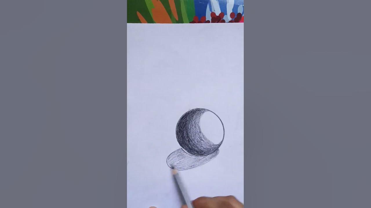 How to draw a sphere || 3D || Sphere #drawing #art #spheres #3d - YouTube