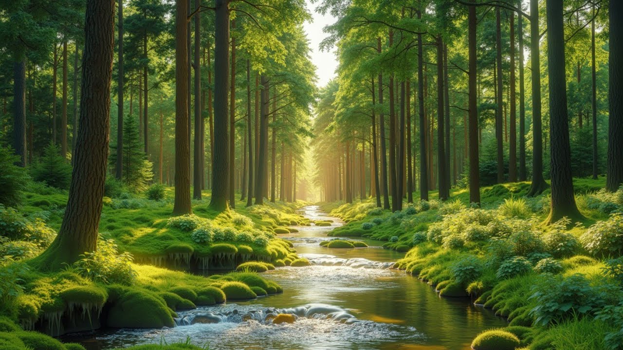 Woodland Calm - Immersive Forest Experience - Stress Relief - YouTube