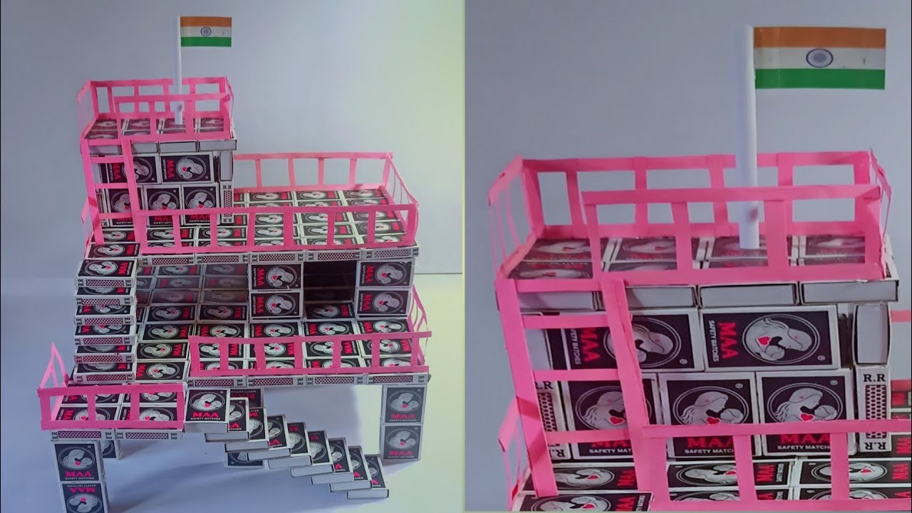 How To Make A Awesome Matchbox House At Home || Diy Matchbox House ...