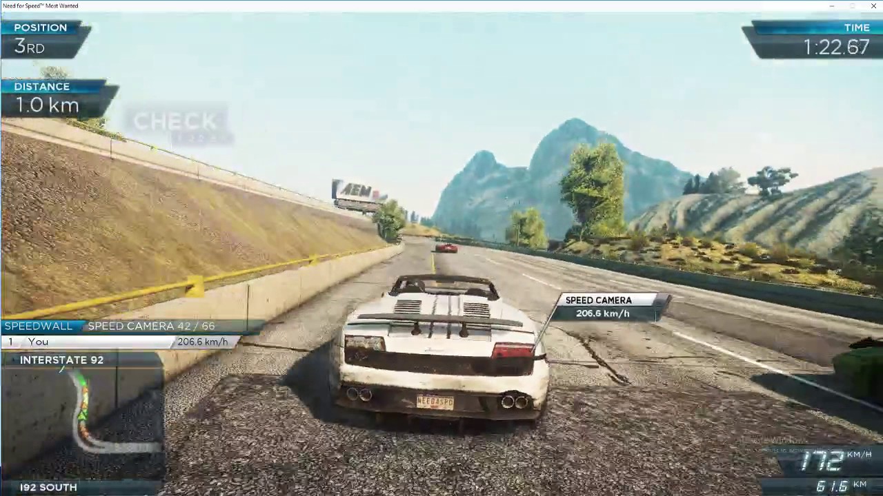 need for speed most wanted gameplay - YouTube