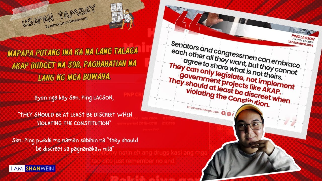 MAPAPA PUTANG INA KA NA LANG TALAGA - AKAP BUDGET PINAGHATIAN NG MGA ...