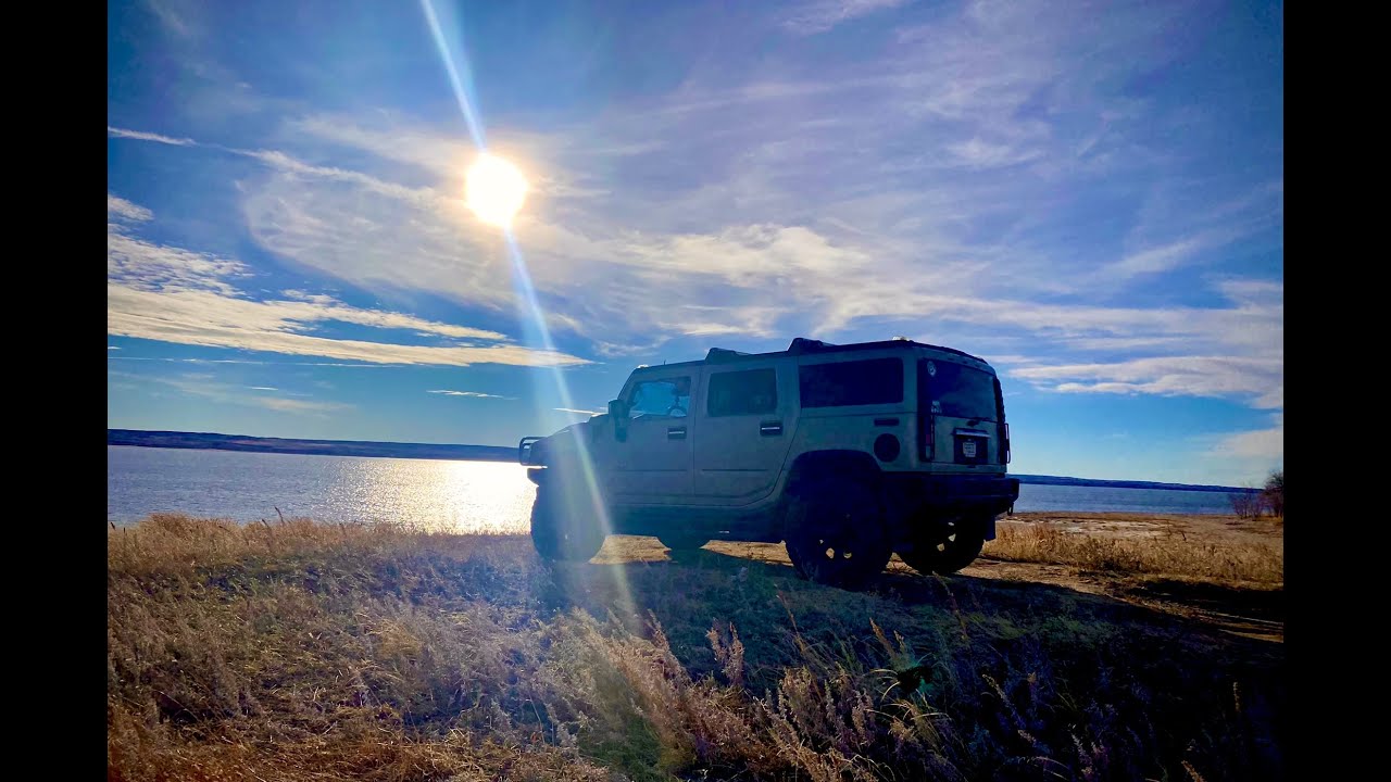 Enjoying the Sun and Sand in our Hummer H2 at Lake Mac! - YouTube