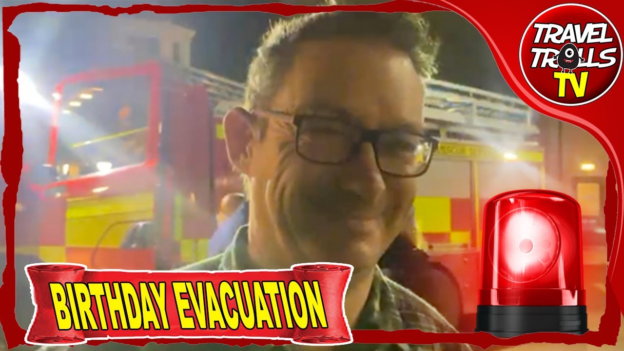 Birthday Surprise Leads To Hotel FIRE Evacuation - YouTube