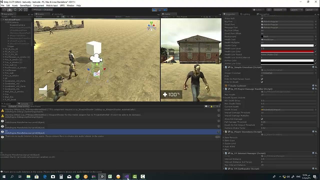 الدرس الثامن | #C | تابع المتغيرات | دورة اليونيتي | unity variables part2 - YouTube