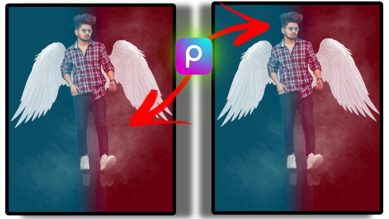 WINGS PHOTO EDITING FROM PICSART🥰|| WITH EASY WAY BEST WAY|| - YouTube