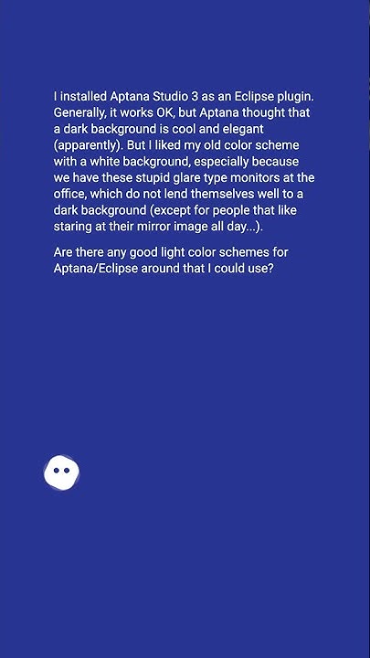 Aptana changed my Eclipse color scheme, and I want it back #shorts - YouTube