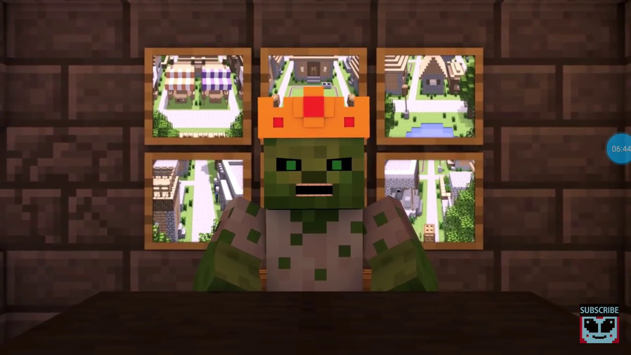 Zombie vs Villager Alien deagh Minecraft Animation - YouTube