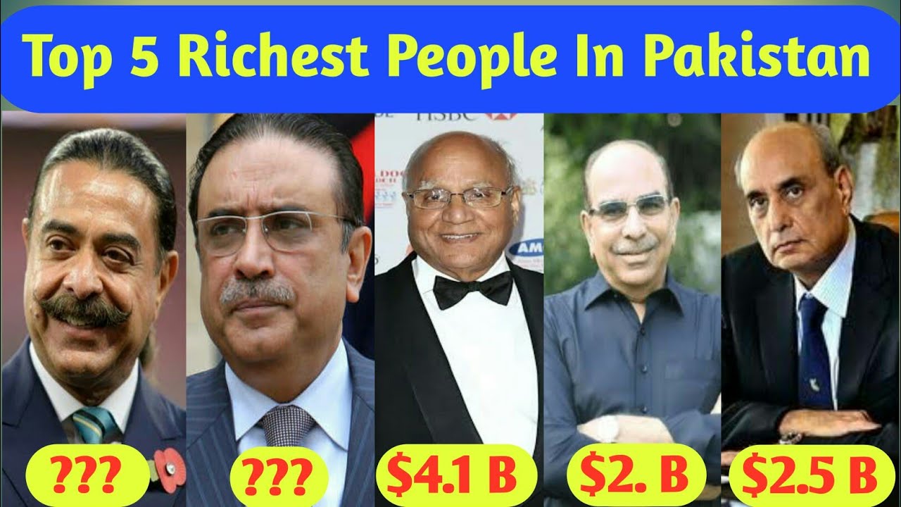 Top 5 Most Richest People In Pakistan 2024 - YouTube