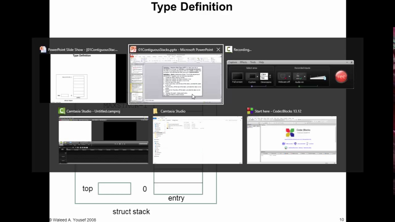 Stack Array Based Implementation Part 1 Youtube 5044
