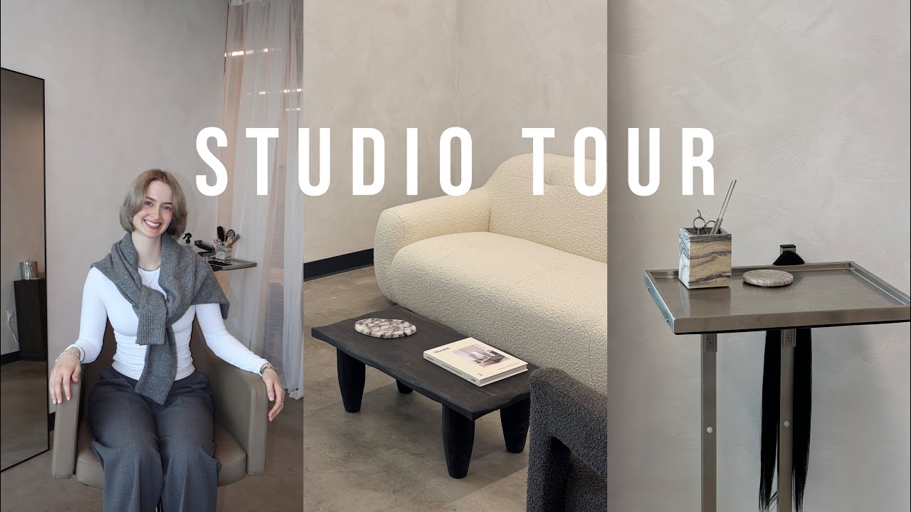 STUDIO TOUR | what's in my studio as a braid stylist - YouTube