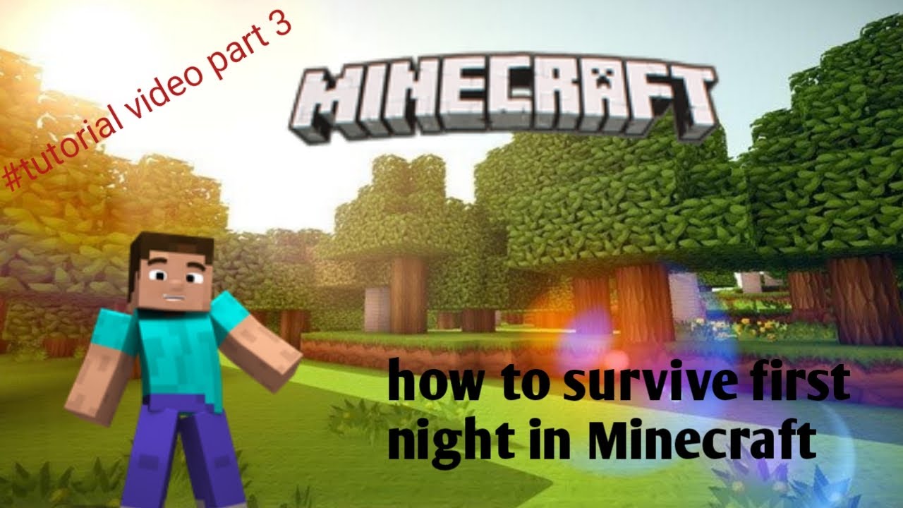 How to survive frist night in Minecraft (for minecraft new palyer ...