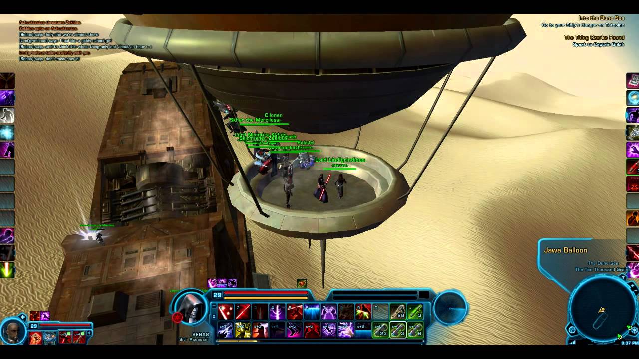 SWTOR Datacron 40, 41 The Dune Sea, Tatooine - Czerka Discovers ...