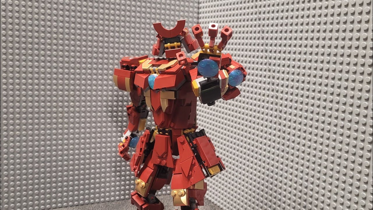 Custom Lego Mech: The Iron Samurai MOC Showcase - YouTube
