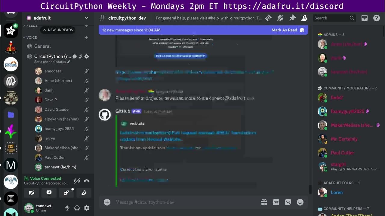 Circuitpython Weekly Meeting For August 19 2024 Adafruit Youtube 6747