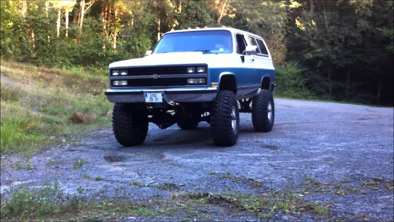 90 Chevy Blazer K5 First test in TBI - YouTube