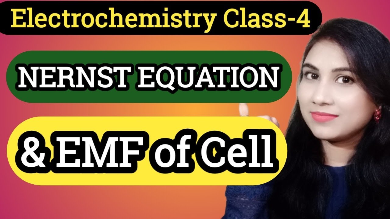 Nernst Equation & EMF of Cell || Question Answer ||Electrochemistry ...