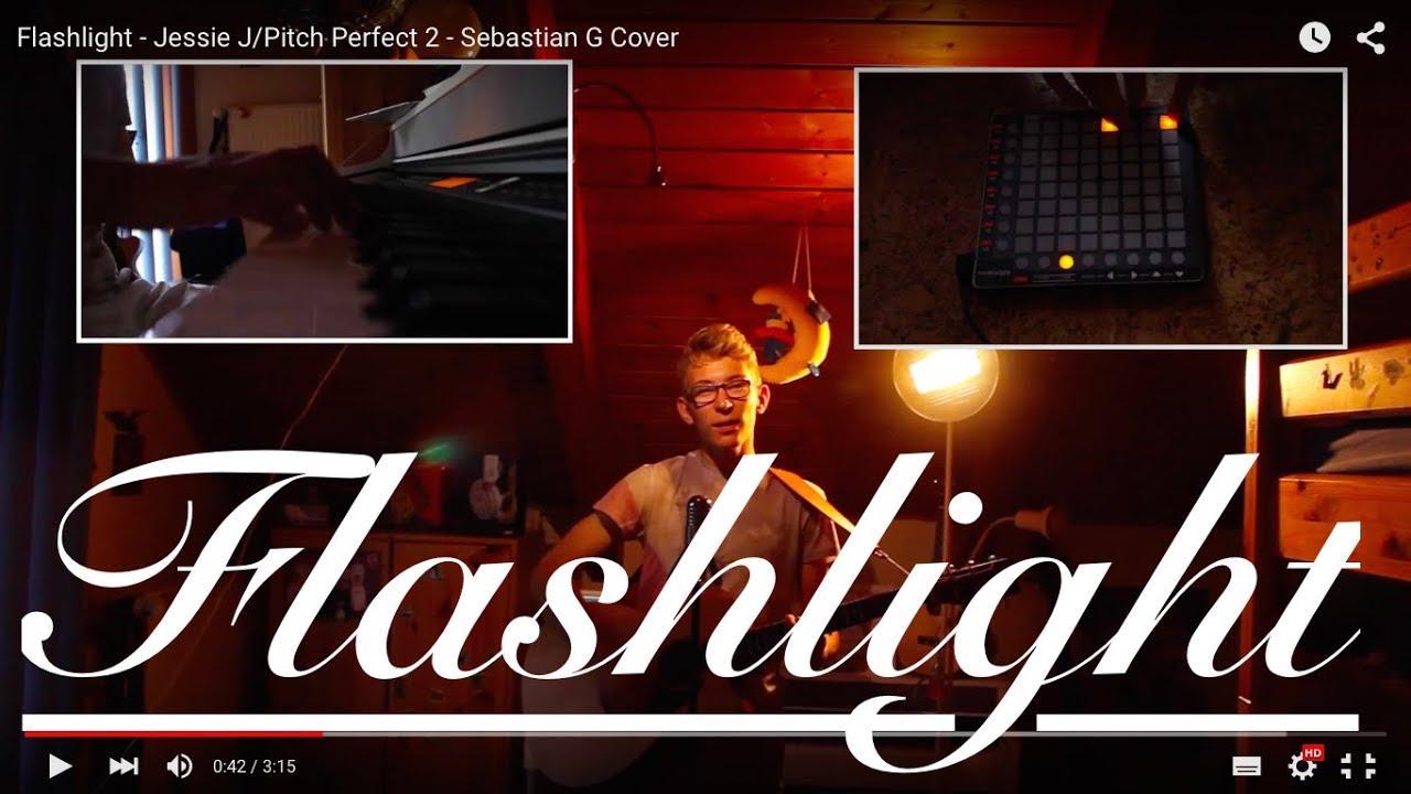 Flashlight - Jessie J/Pitch Perfect 2 - Sebastian G Cover - YouTube